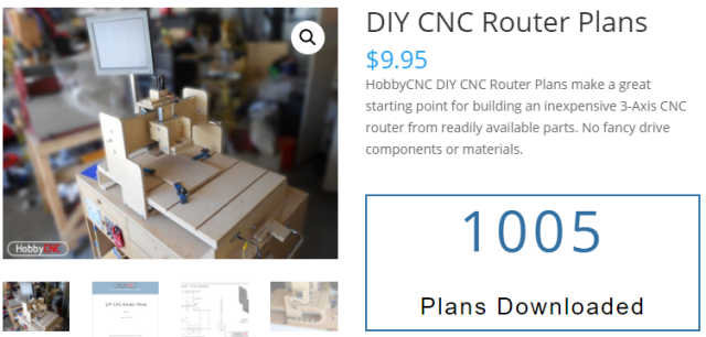 HobbyCNC - 1000th HobbyCNC DIY CNC Plans downloaded!